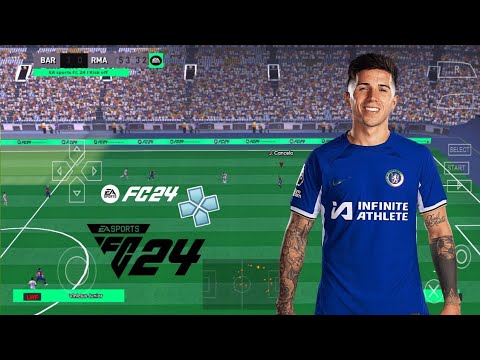 EA SPORTS FC 24 PPSSPP MOD ENGLISH VERSION LATEST UPDATE PES 2024 PSP ...