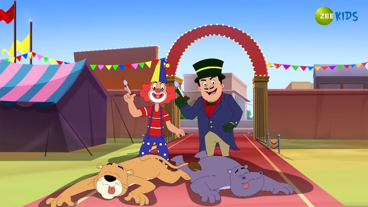 सर्कस के जानवर होगये चोरी | Chimpoo Simpoo | Comedy Cartoon | Zee Kids ...