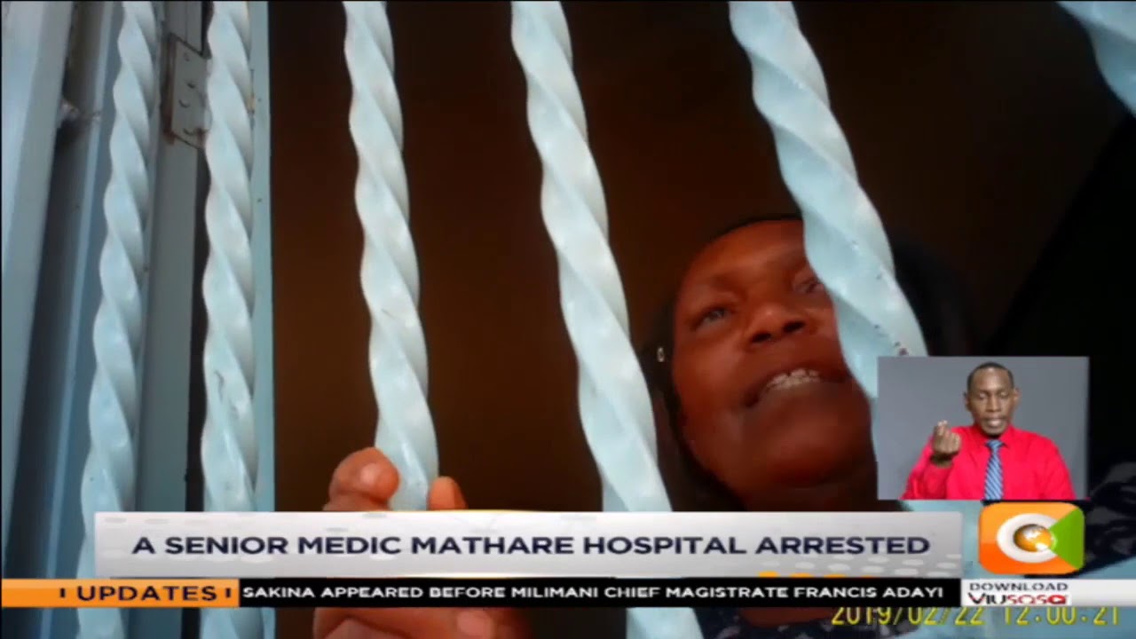 A senior medic Mathare hospital arrested for demanding bribes for ...