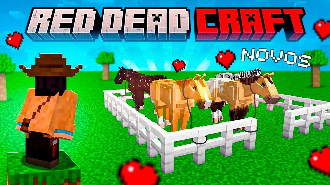 CUIDANDO DOS NOVOS CAVALOS NO MINECRAFT SURVIVAL - RED DEAD CRAFT #27 ...