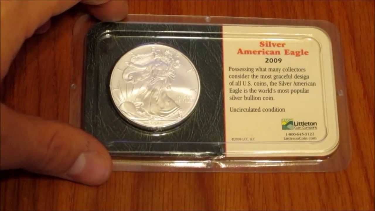 Silver Bullion Bug - 2009 Silver American Eagle in Littleton Coin Co ...