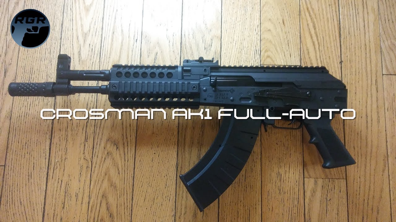 Crosman AK1 Full-Auto BB Rifle Review - YouTube