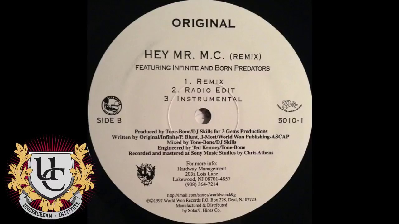 Original - Hey Mr M C (Remix LP) Featuring – Born Predators, Infinite ...