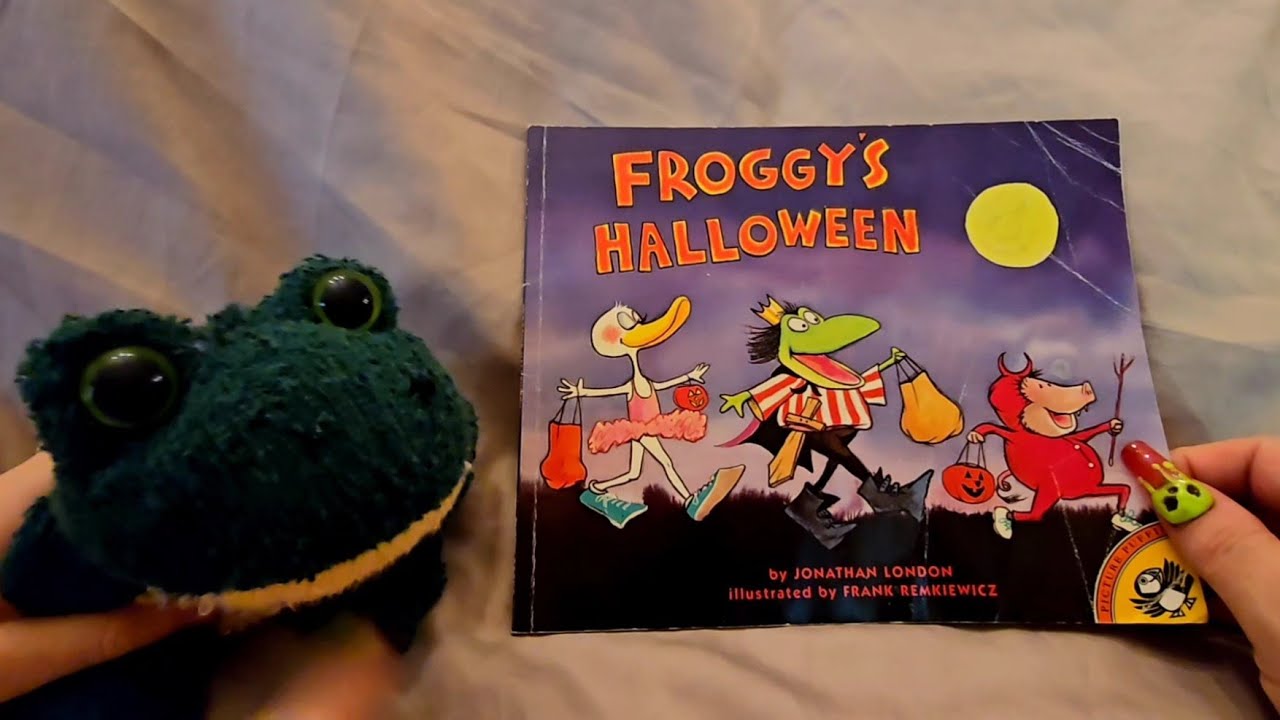 Reading the Halloween book: Froggy's Halloween - YouTube
