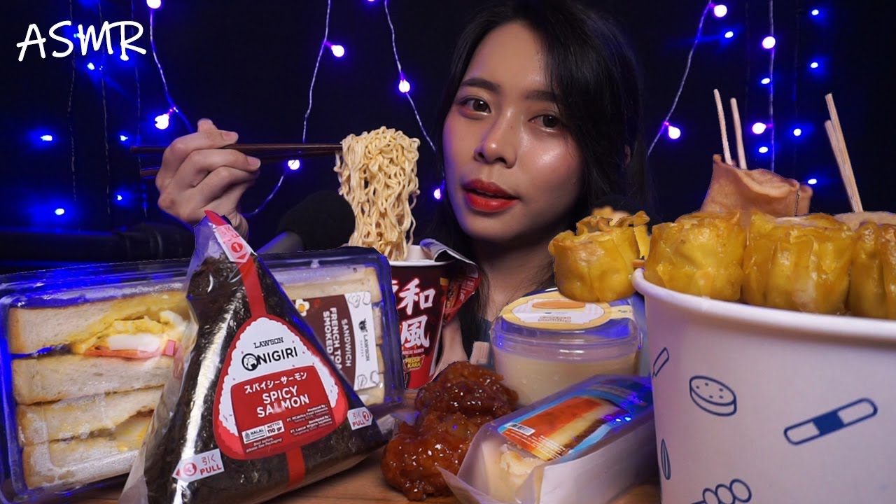 ASMR Convenience Store Food | Chill & Relaxing Eating Sounds 💤 | No ...