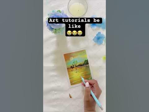 Art tutorials be like - YouTube