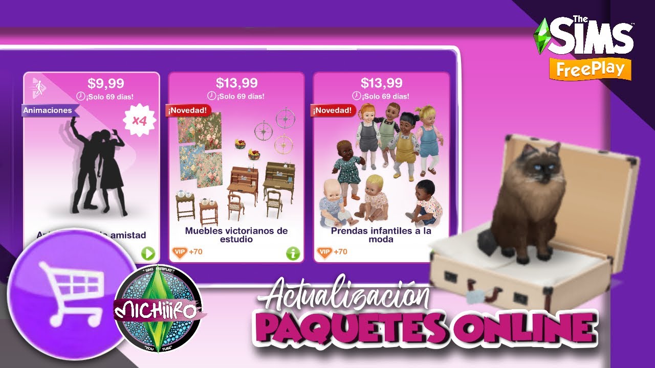 TODOS los paquetes 📦 Online pack de la ACTUALIZACIÓN 🐈 Febrero 🐈‍⬛ Sims ...
