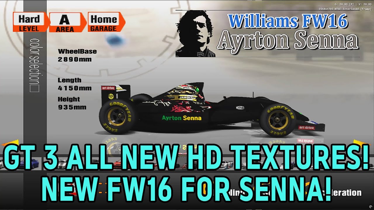GT 3 ALL NEW HD TEXTURES! FW16 FOR SENNA! - YouTube