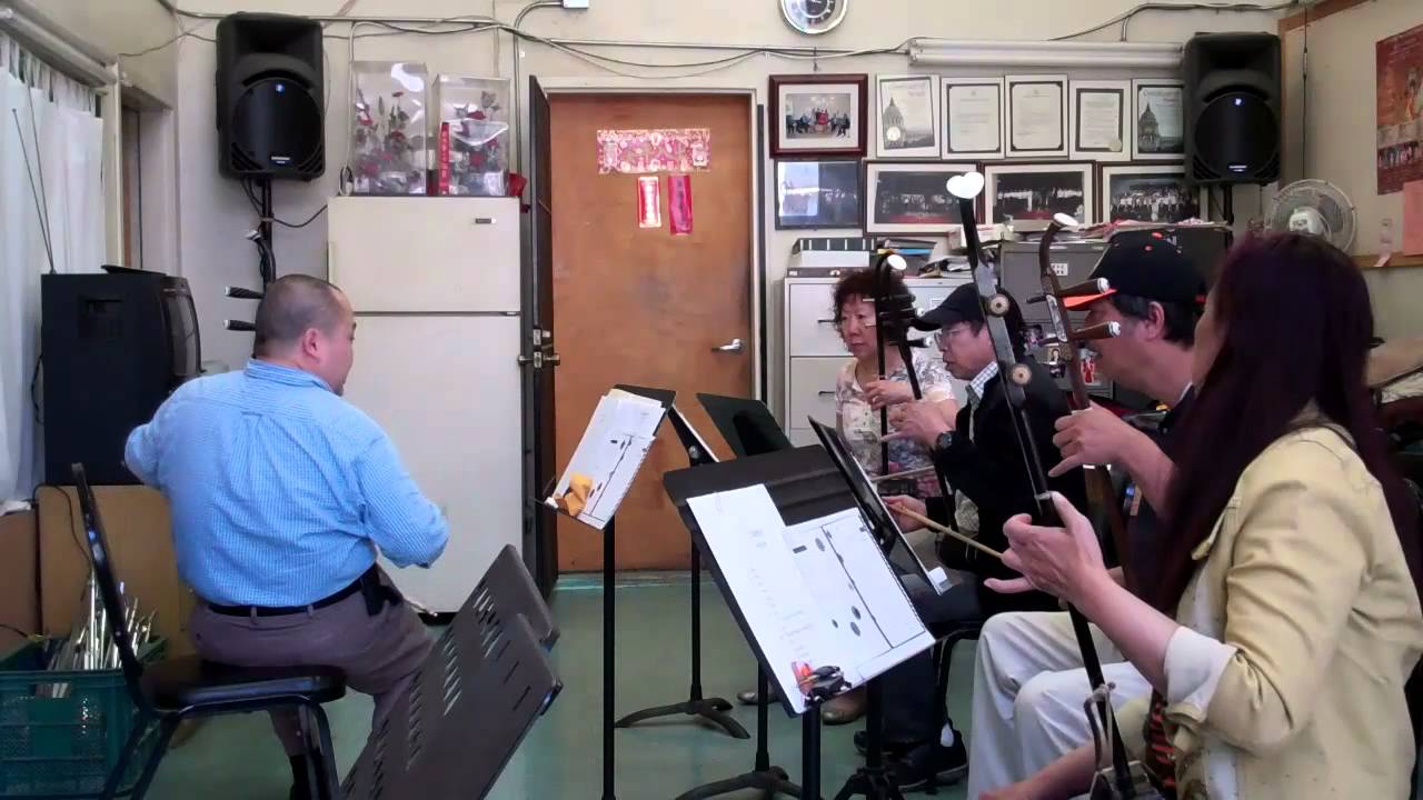 二胡 D調第一把 (D Major Scale Erhu 1st Position and Musical Notation ...