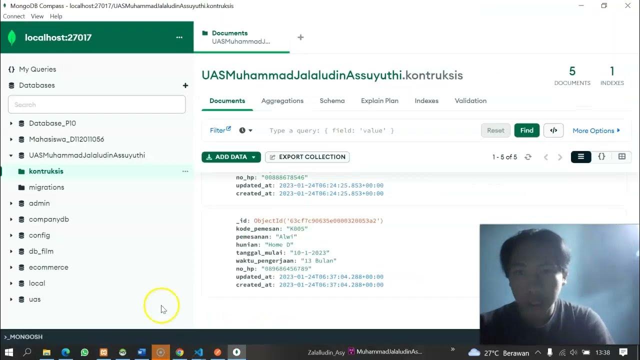 Membuat CRUD Perusahaan Kontraktor Menggunakan Postman dan Laravel di MongoDB - YouTube