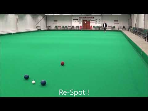 How to play lawn Indoor bowls tactics training coaching drive shot ...