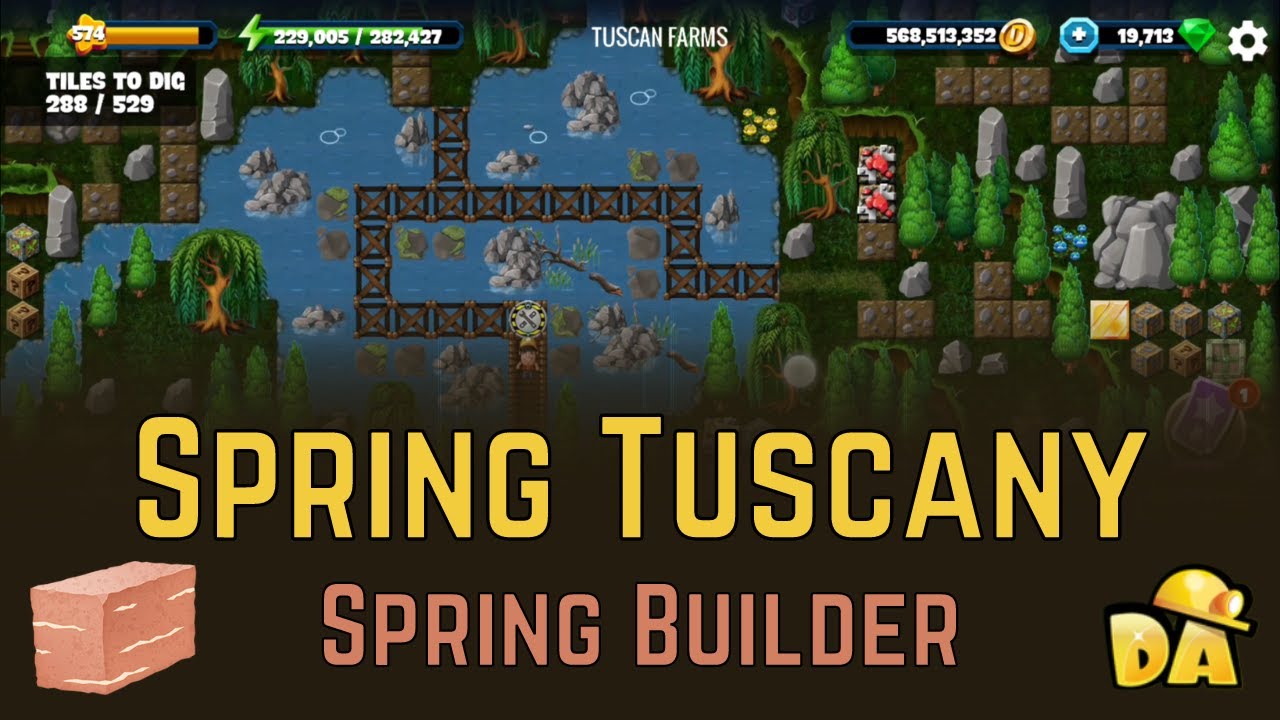 Spring Tuscany - #1 Spring Builder - Diggy's Adventure - YouTube