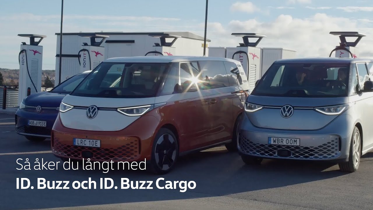 Så åker du långt med ID. Buzz och ID. Buzz Cargo - YouTube