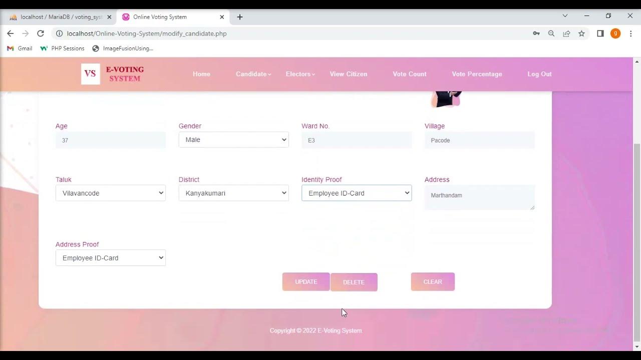 Online Voting System using PHP - YouTube