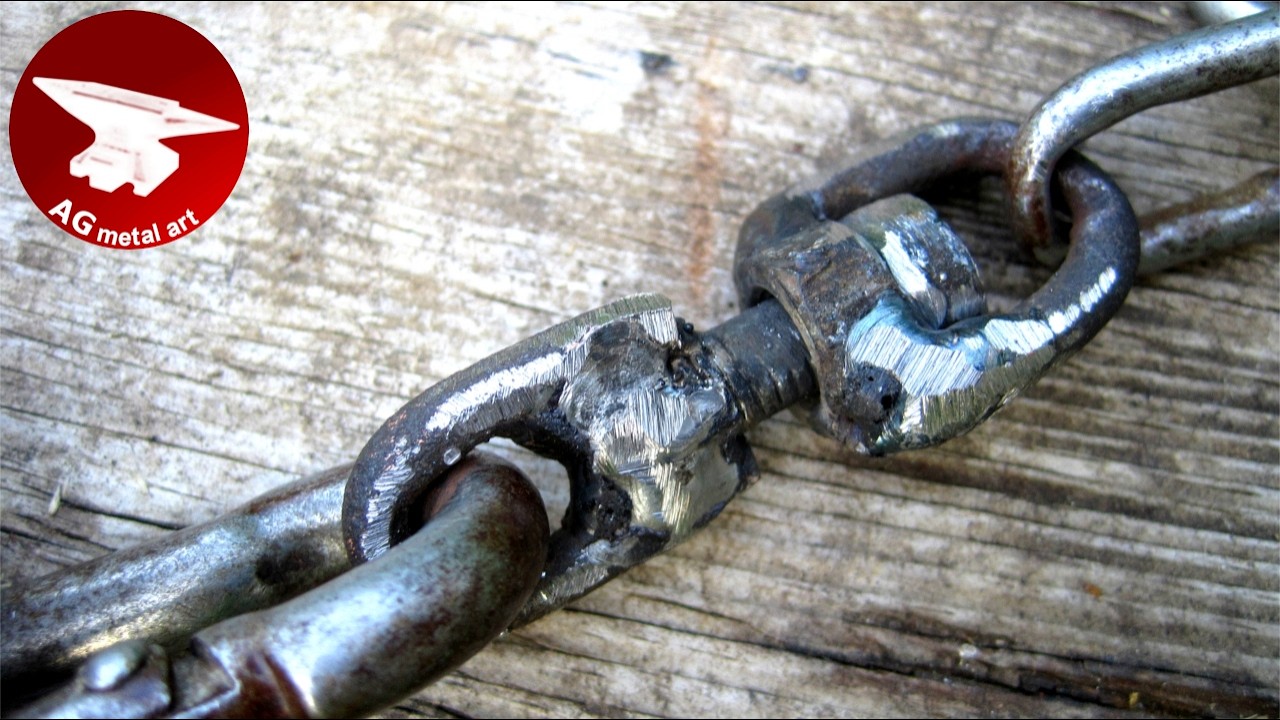 Make a Swivel Chain for Dog - YouTube