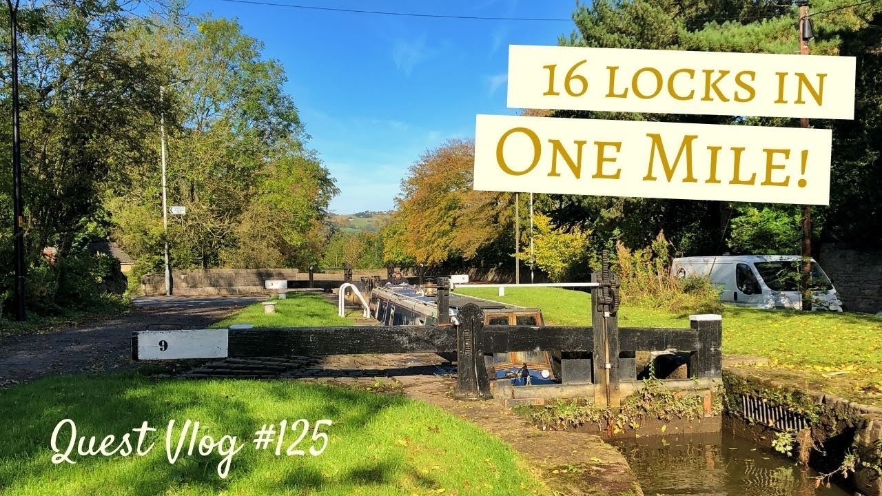 16 Locks In One Mile – The Marple Lock Flight on the Peak Forest Canal ...