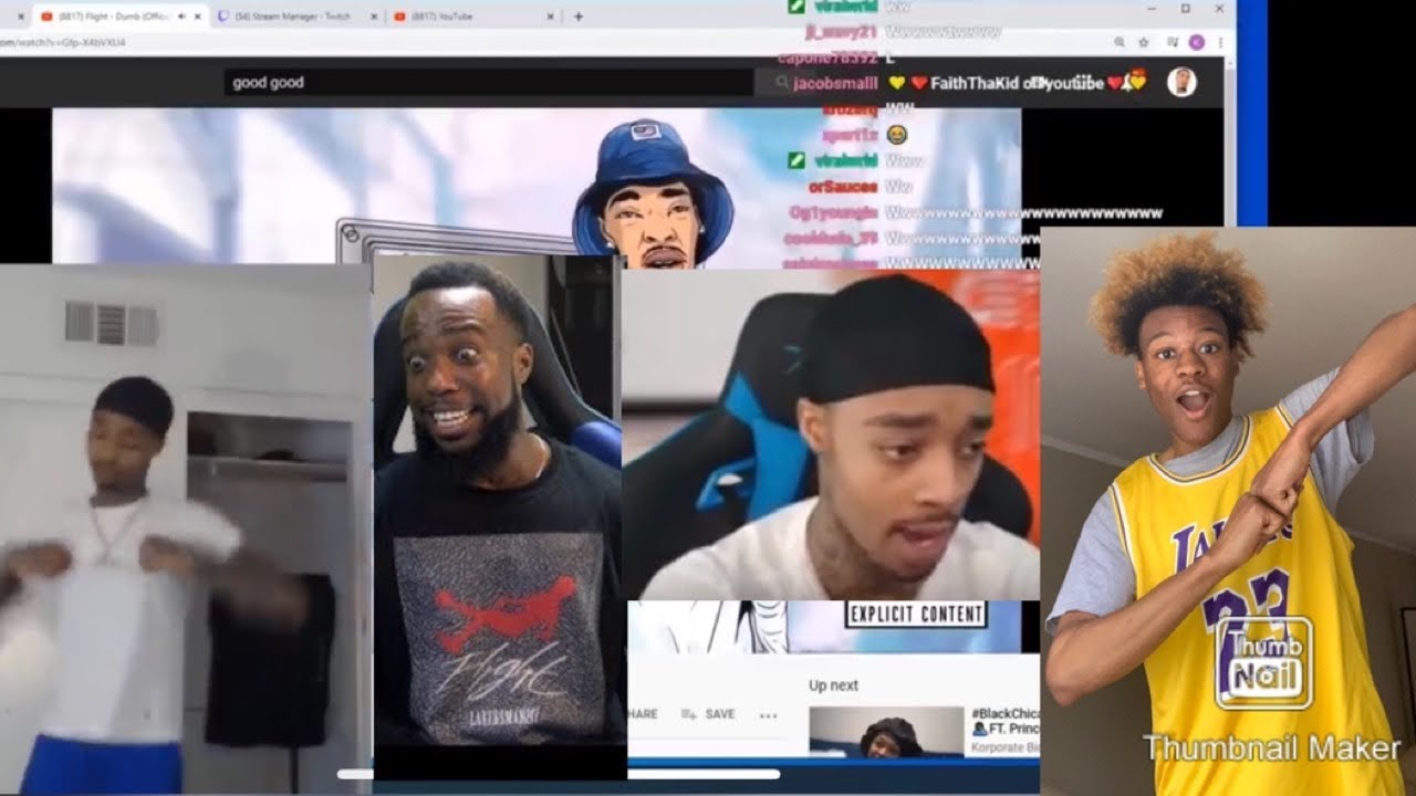 FlightReacts Song “Dumb” Dance Challenge with CashNasty - YouTube