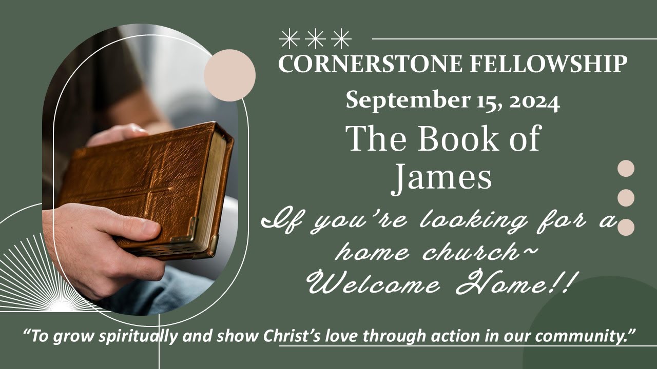 What We Say - The Book of James - Sunday September 15, 2024 - YouTube