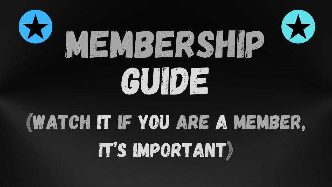 GUIDE to activate the MEMBERSHIP BENEFITS! [MEMBER EXCLUSIVE] - YouTube