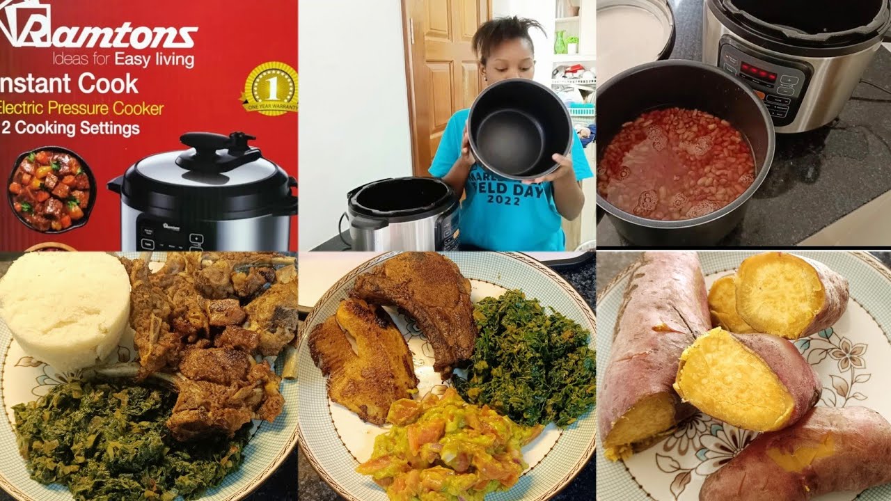 ELECTRIC PRESSURE COOKER REVIEW//MEAl PREP//HOW TO USE THE RAMTONS ...