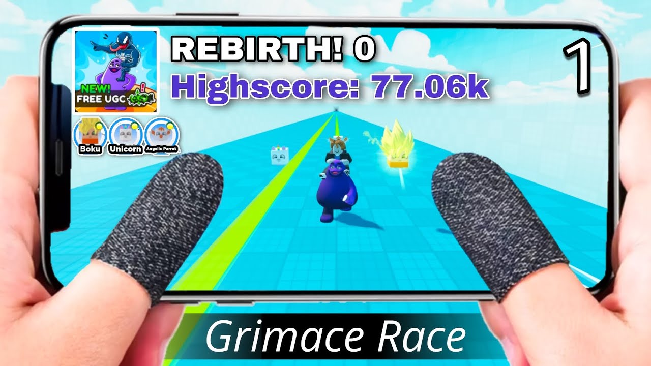Boku | REBIRTH! 😂 | Highlights: 77.06k - Grimace Race Gameplay EP-1 ...