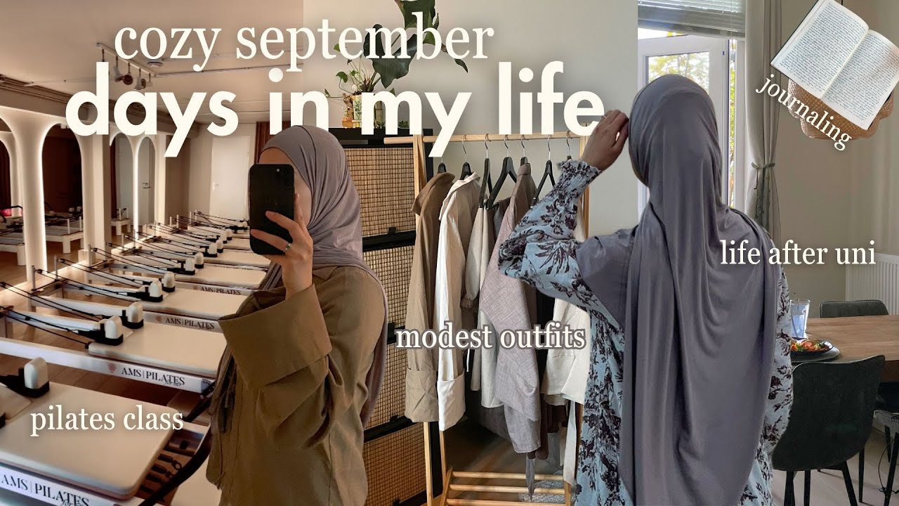 Cozy September days | trying pilates, modest fall outfits, life after ...