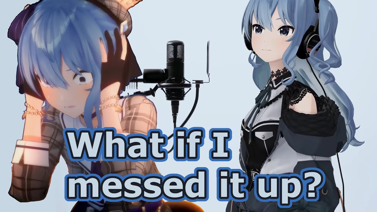 Suisei was more nervous after "The first take" video has been uploaded ...