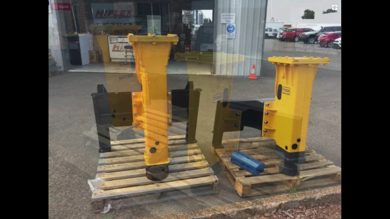 THOR HYDRAULIC POST DRIVERS TO SUIT 1-18 TONNE MACHINES - YouTube