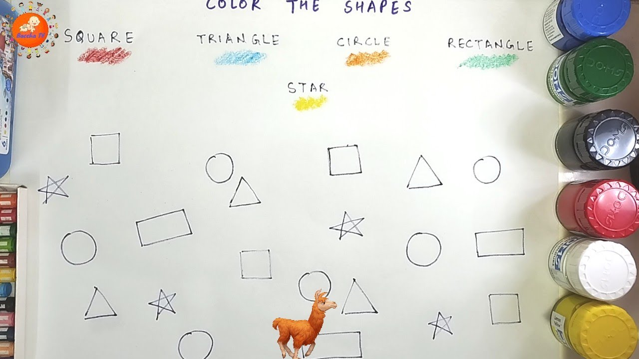 shapes | colors | shapes for kids | color name | triangle | circle ...