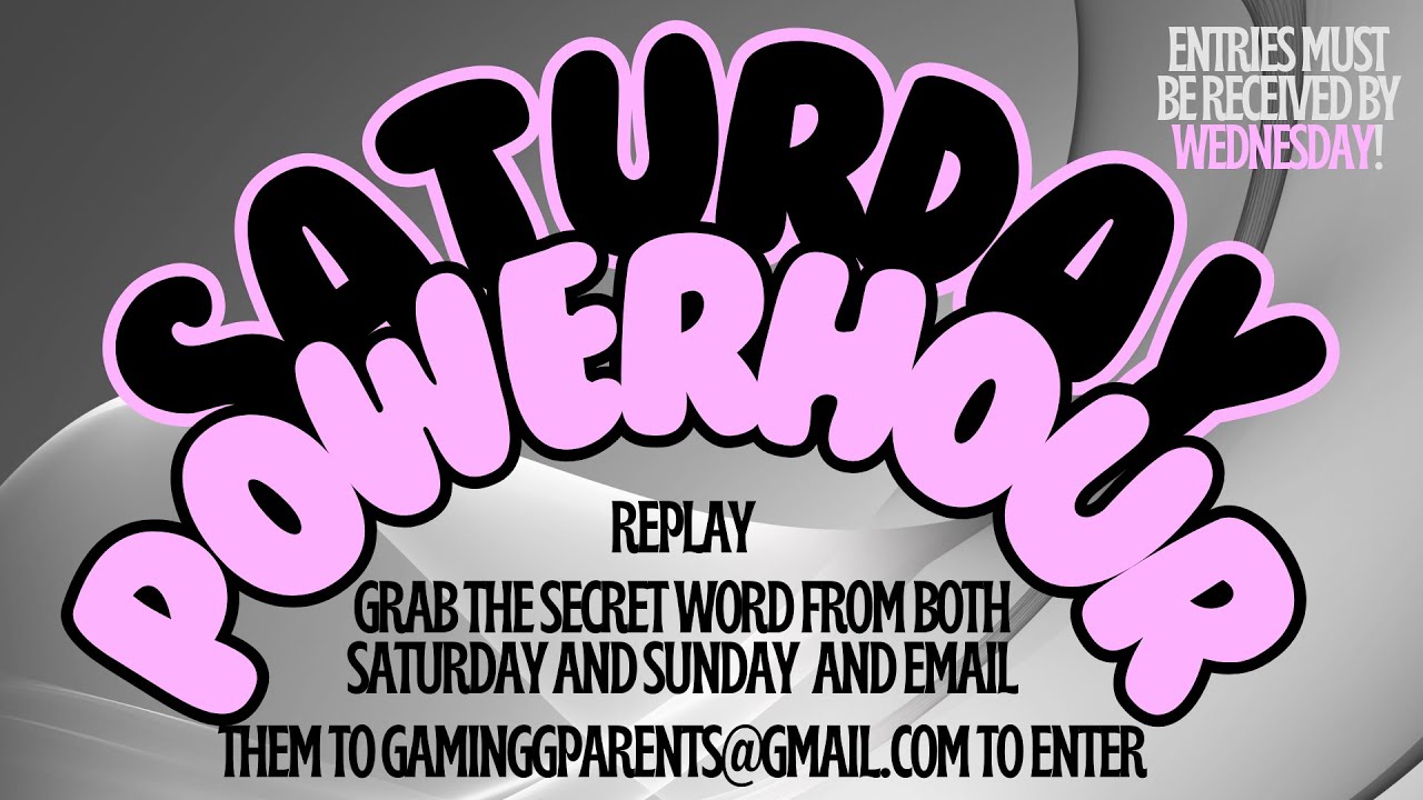 5/11 Saturday Power Hour With Secret Word - YouTube