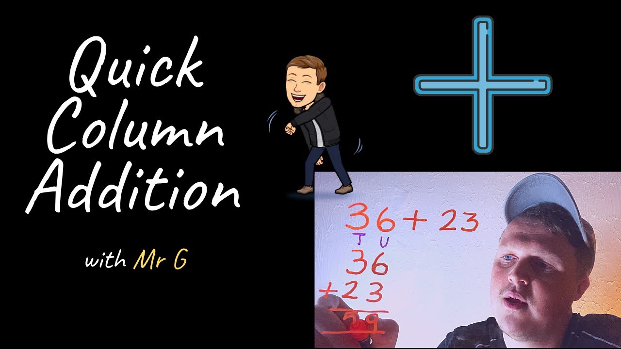 Quick Column Addition - No Carrying (KS2, Grade 3+_ - YouTube