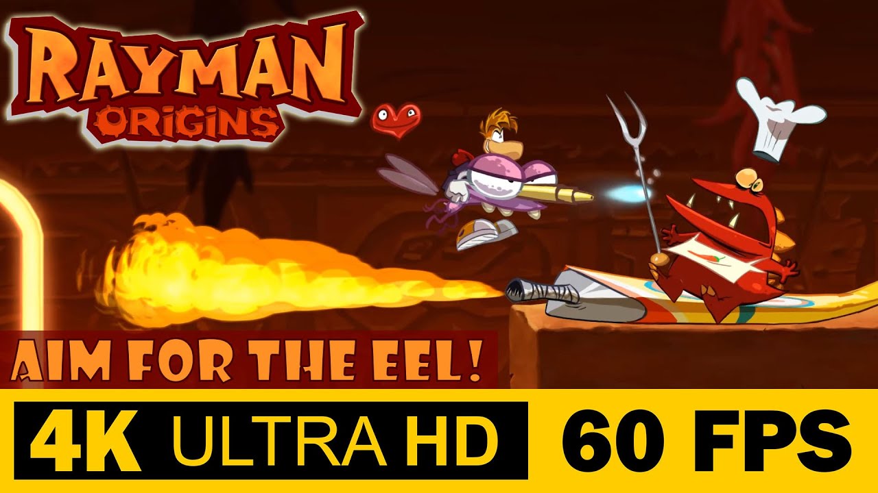 Aim for the Eel! | Rayman Origins | Walkthrough, Gameplay, No ...