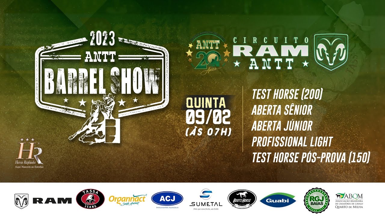 ANTT Barrel Show 2023 - 2º Dia - YouTube