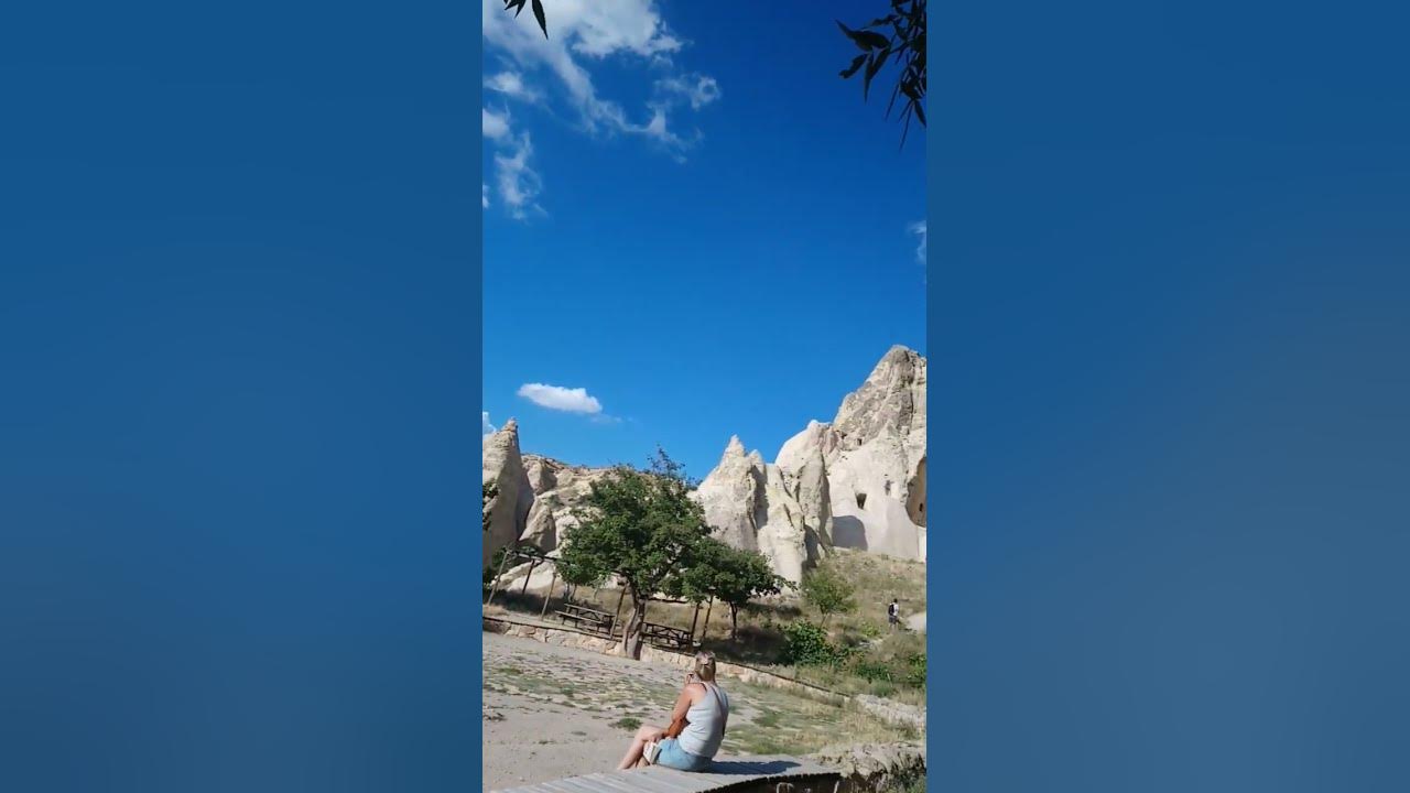 Пещерные поселения в скалах Каппадокия Youtube
