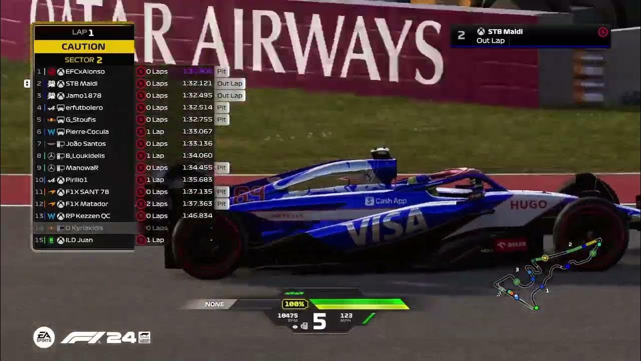 F1 24: STB Racing League Season 27 - Tier 3 - Texas GP - YouTube