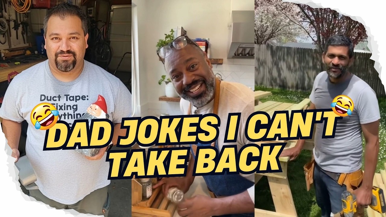 Dad Jokes I Can't Take Back | Your Daily Dad Joke | Funny Video | Jokes ...