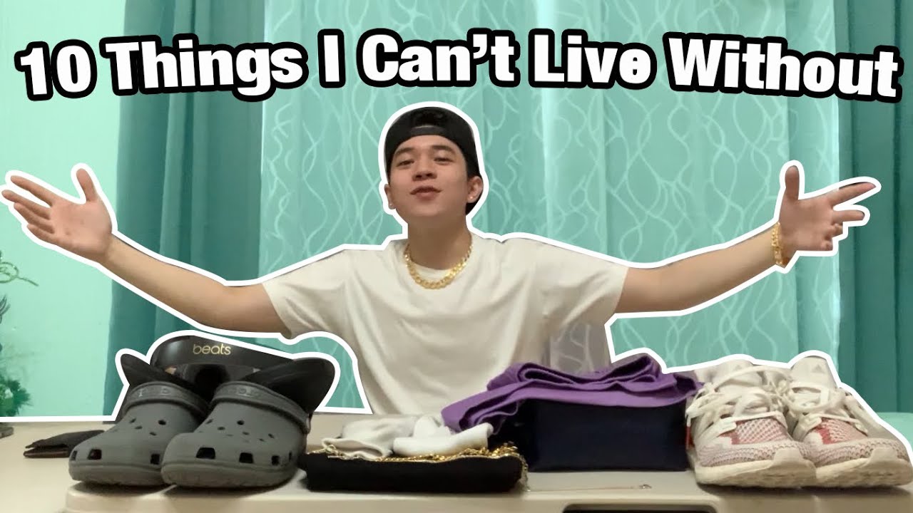 10 ESSENTIAL THINGS I CAN'T LIVE WITHOUT! | Edric Go - YouTube