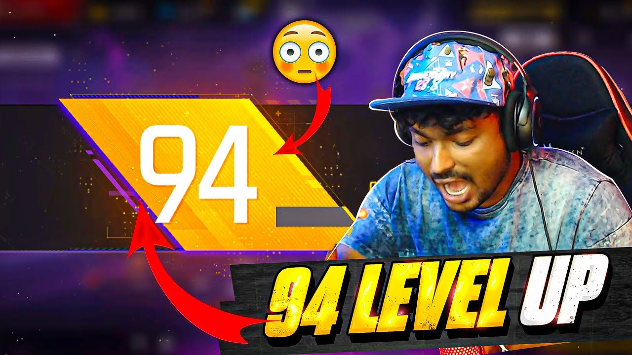 94 Levelup Wala Game In Top 3 Grandmaster - Free fire Max - YouTube
