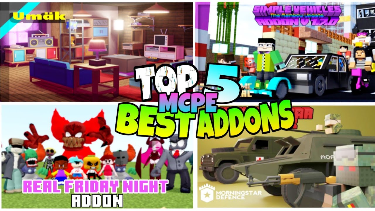 TOP 5 BEST ADDONS OF ALL MINECRAFT | Best Minecraft Mods/Addons | Top ...