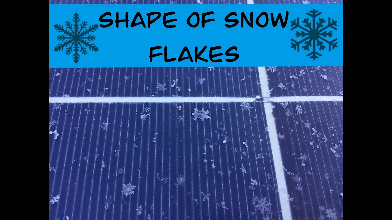 The Shape of Snow - YouTube