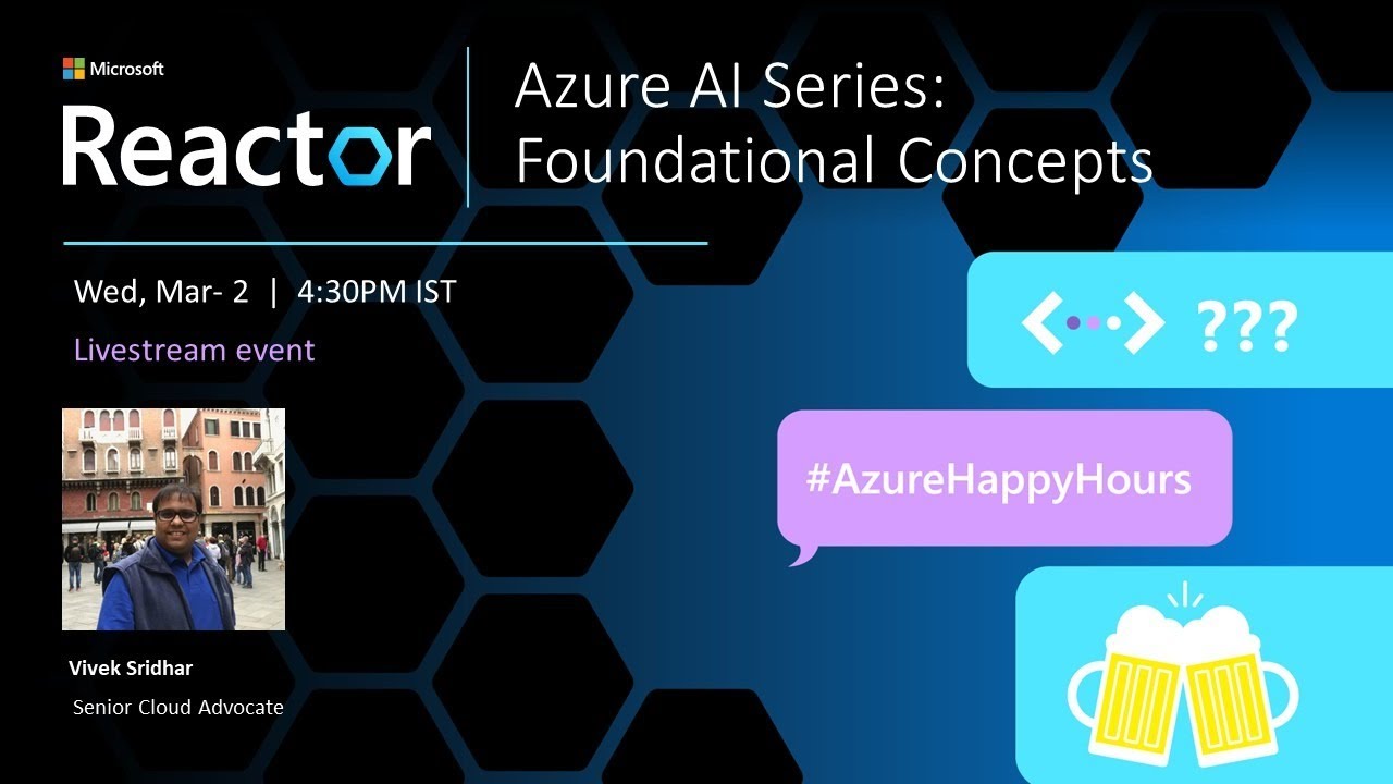 Azure AI Series: Foundational Concepts | #AzureHappyHours - YouTube