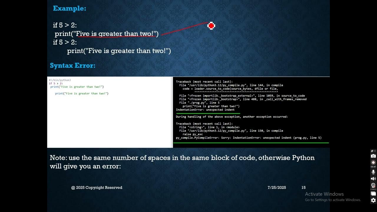 1 5 Your First Script - YouTube