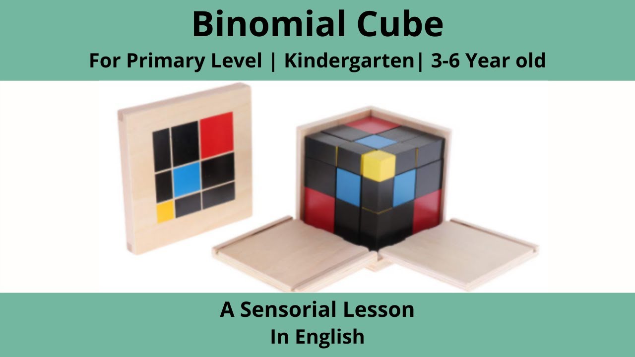 Learning Algebra with Binomial Cube - A Sensorial Lesson | Primary ...