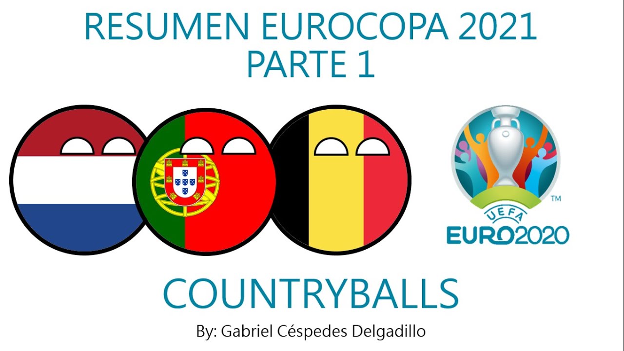 Resumen Eurocopa 2021 Countryballs - PARTE 1 - YouTube
