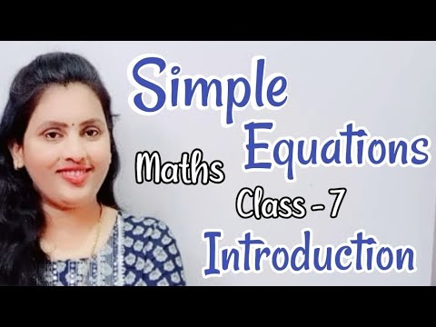 Simple Equations Class7 Maths Chapter 4 (NCERT) | Simple Equations ...