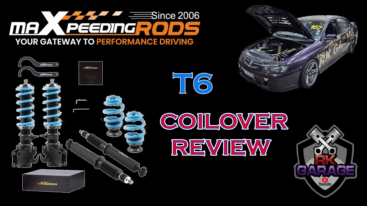 MaxPeedingRods T6 Coilovers Review VT-VZ Commodore - YouTube