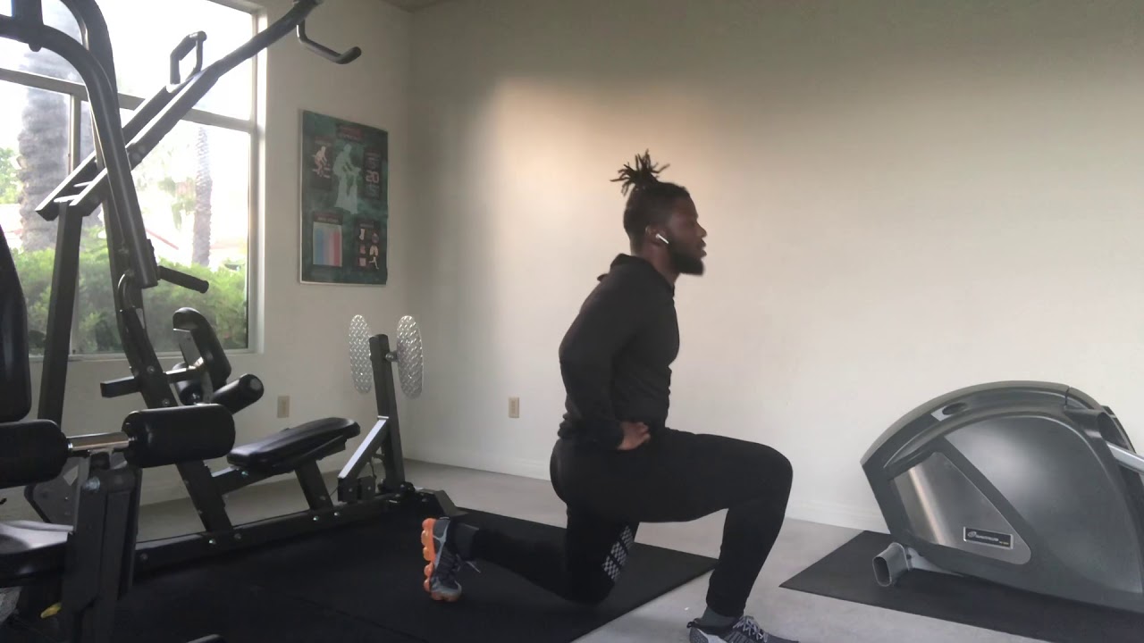 Alternating Forward Lunge - YouTube