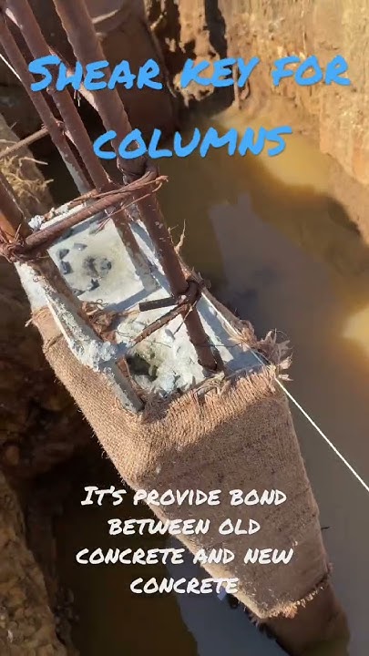 Shear key for columns. #shear #key #column #how #construction #design # ...