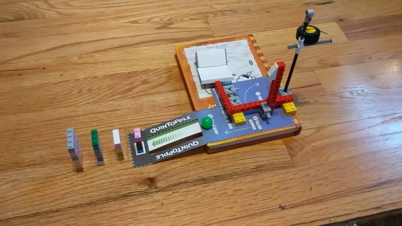 Lego chain reactions: Quintopple - YouTube