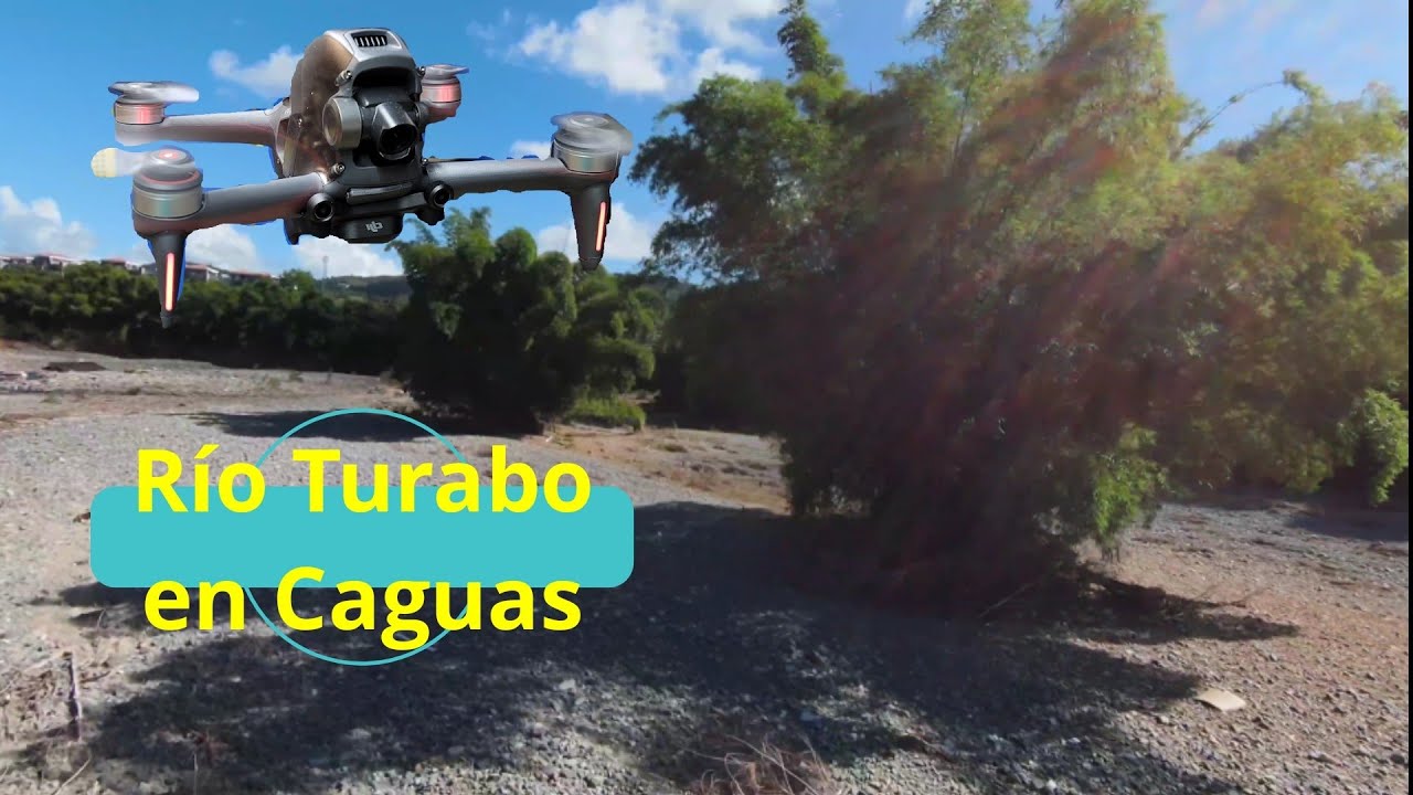 Río Turabo desde el Hospital Hima en Caguas. Drone Explorer P.R. 4K DJI ...